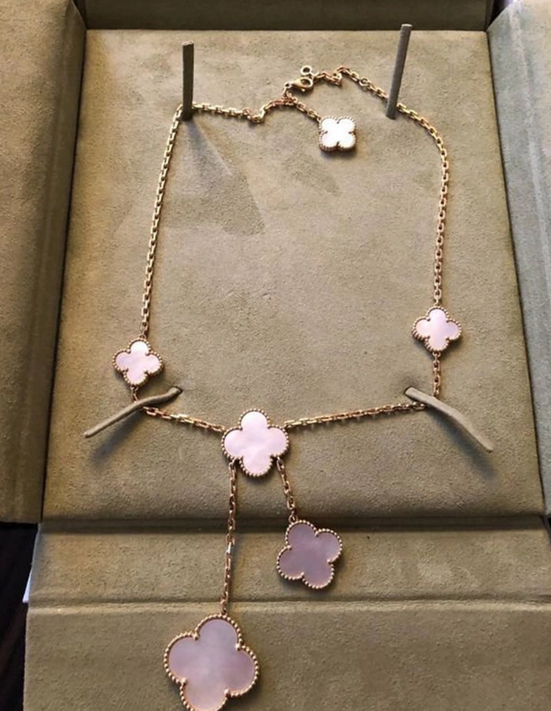 Van Cleef Magic Alhambra Necklace - Etsy