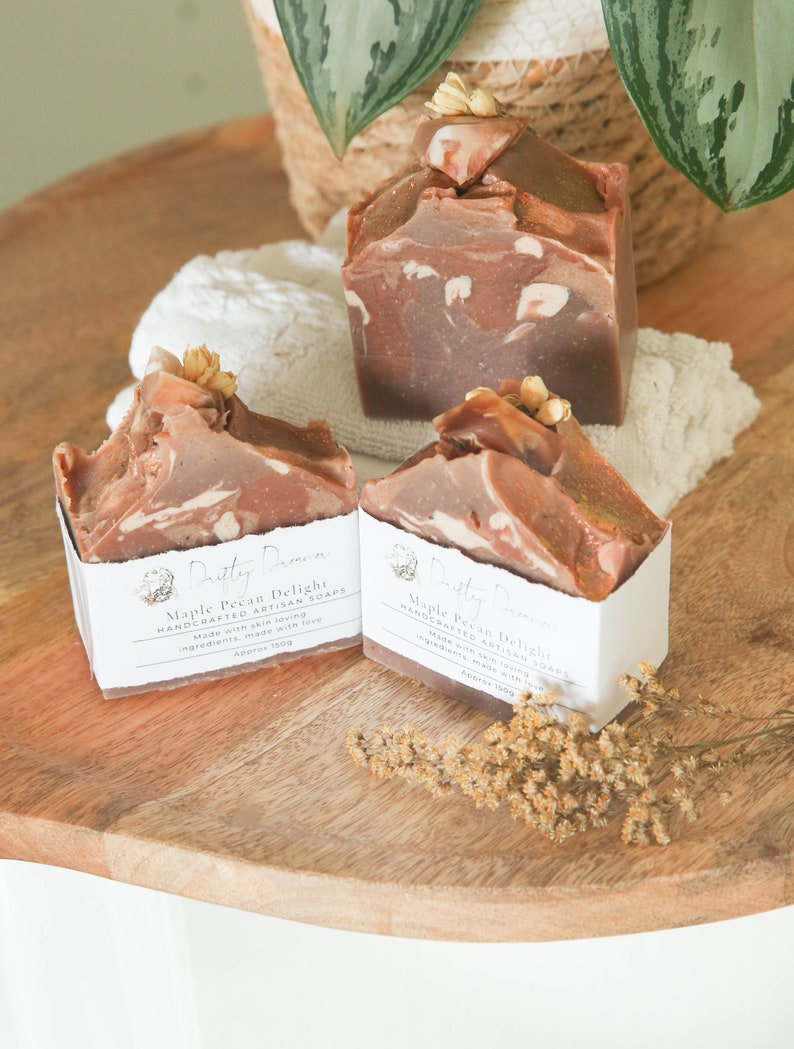 Handmade Artisan Soap Maple Pecan Delight, Natural, Pretty Soap ...