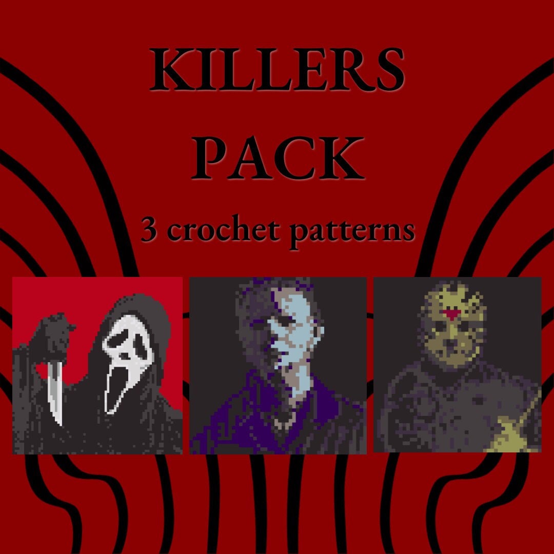 Killer Pack Crochet Tapestry Pattern Pdfs - Etsy