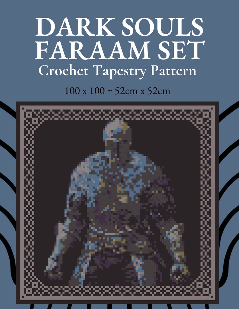 Dark Souls Armour Crochet Tapestry Pattern PDF - Etsy