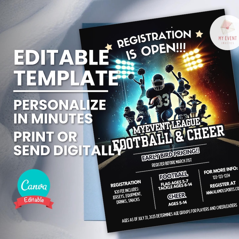 Cheer Flyer for Tryout - Etsy