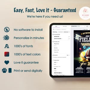 Field Day Invitation, Sports Invite, Field Day Flyer, Editable Template ...