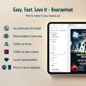 Football Tryout Invitation, Team League or Association Tryout Invite ...