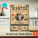 Wanted Poster Invitation, Western Cowboy Birthday Party Photo Invite ...