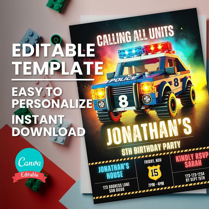 Police Swat Car - Etsy