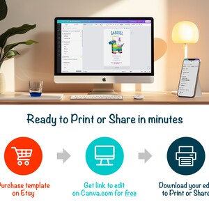 Unicorn Pinata Birthday Invite for Kid Rainbow Pinata Birthday Party ...