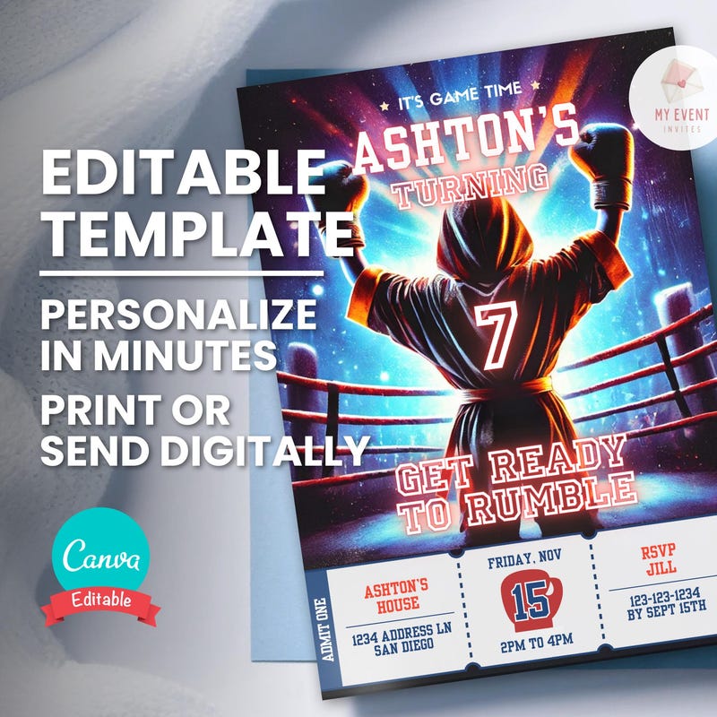 Boxing Theme Party - Etsy