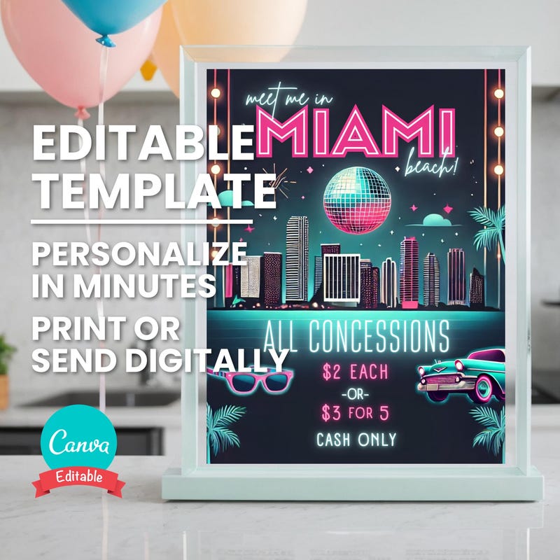 Miami Vice Party - Etsy Canada