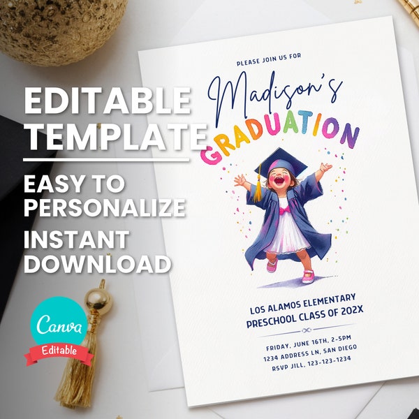 Kindergarten Invite - Etsy