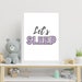 Lets Sleep Digital Download, Kids Bedroom Wall Art Decor, Trendy ...