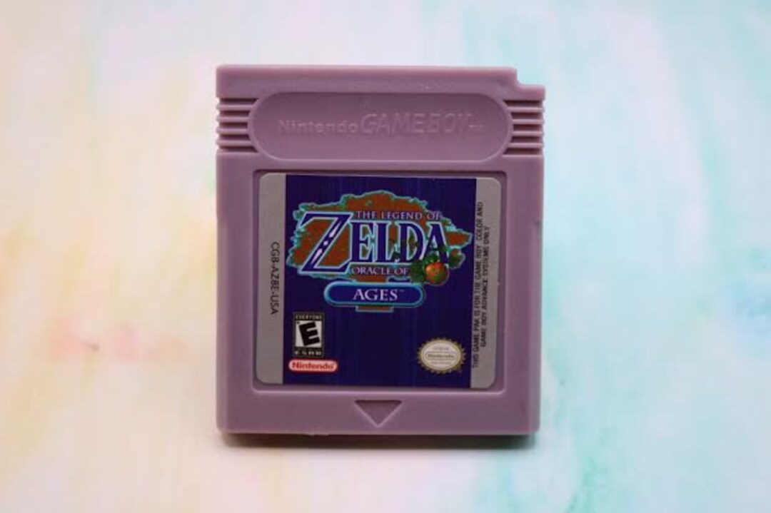 Gameboy Color the Legend of Zelda Oracle of Ages - Etsy