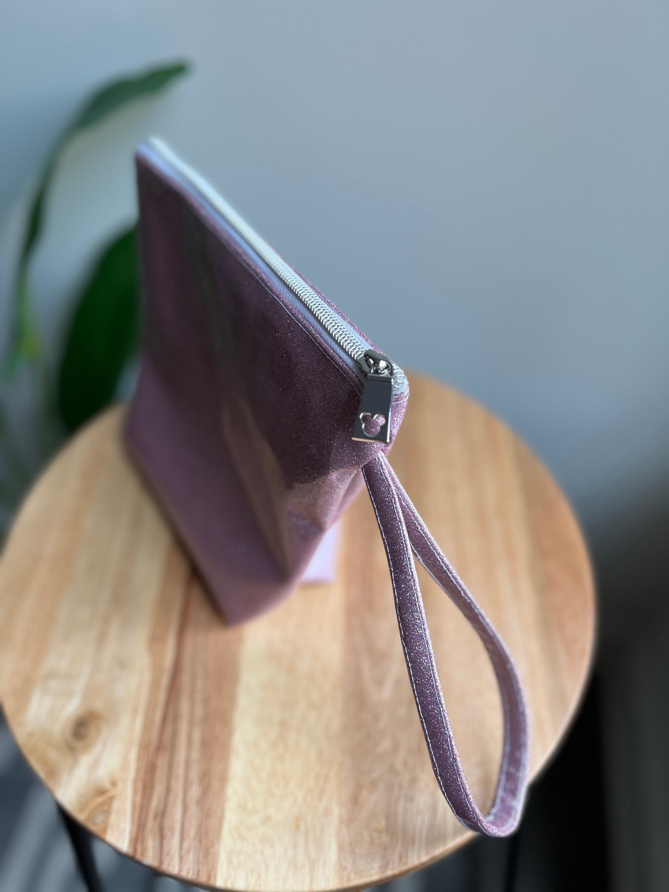 Pink Glitter Pouch - Etsy