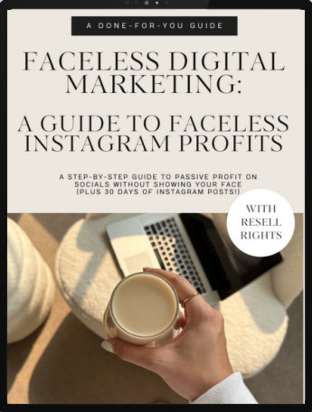 Beginners Guide to Faceless Digital Marketing - Done for You, A Guide ...