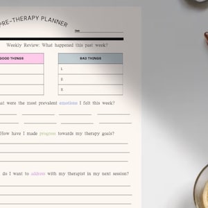 Therapy Session Notes Templates, Therapy Note Taking Printable, Pre ...