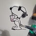 Cool Snoopy Drinking Boba Tea Vinyl Sticker waterproof - Etsy