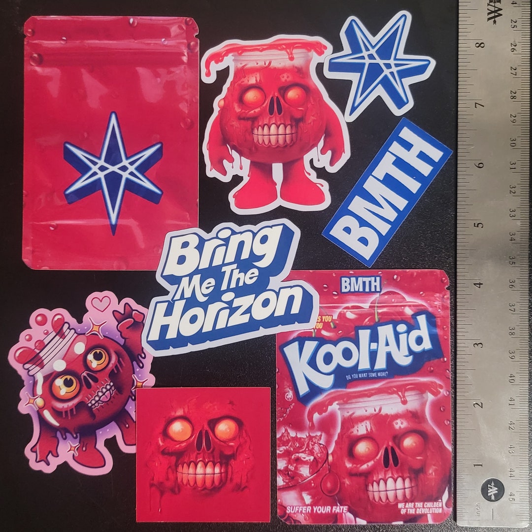 Bring Me the Horizon Kool-aid Glossy Vinyl Sticker Pack waterproof - Etsy