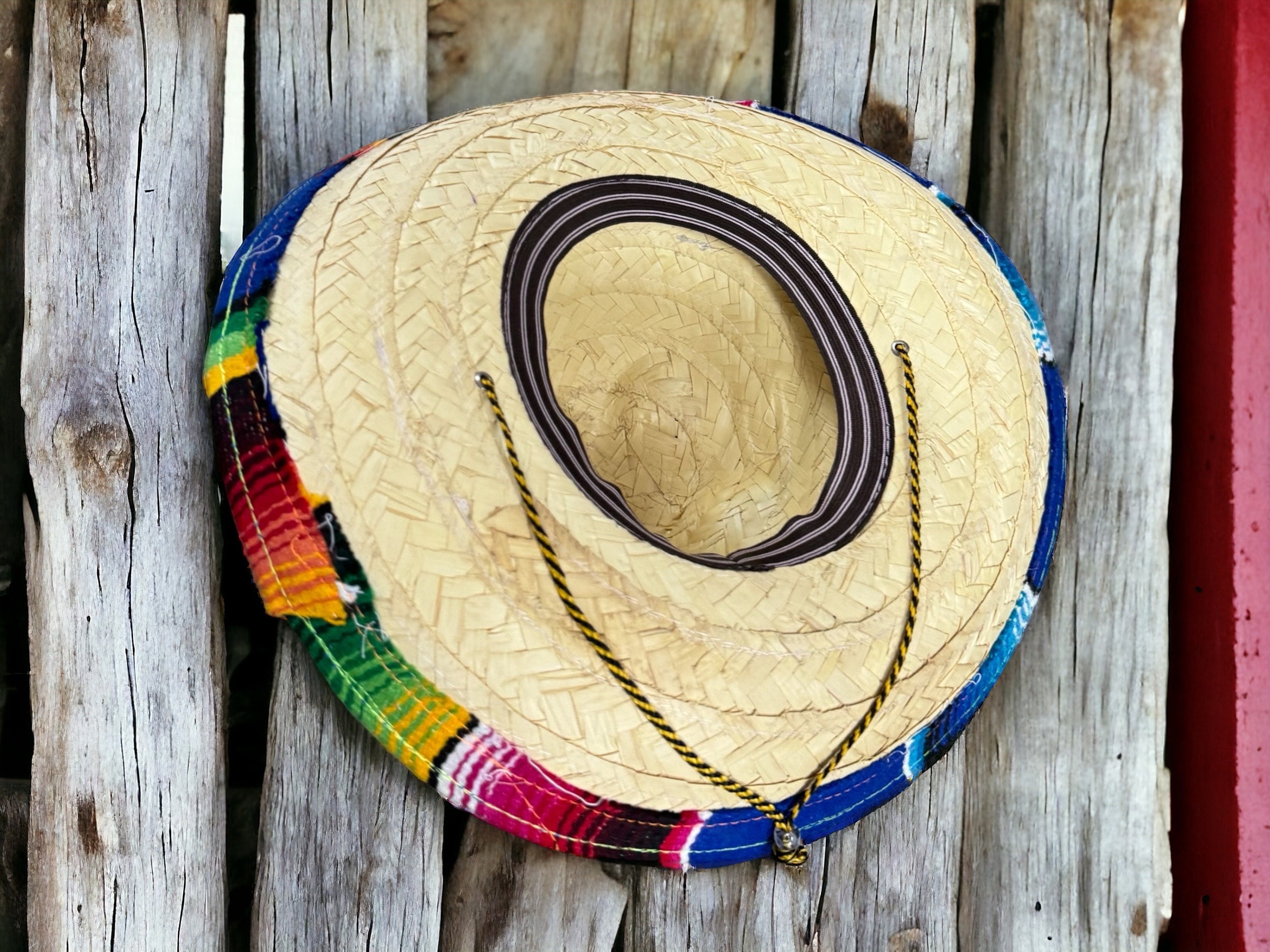 Sumbrero Hat , With Serape Border, Mexican Culture Fiestas, - Etsy