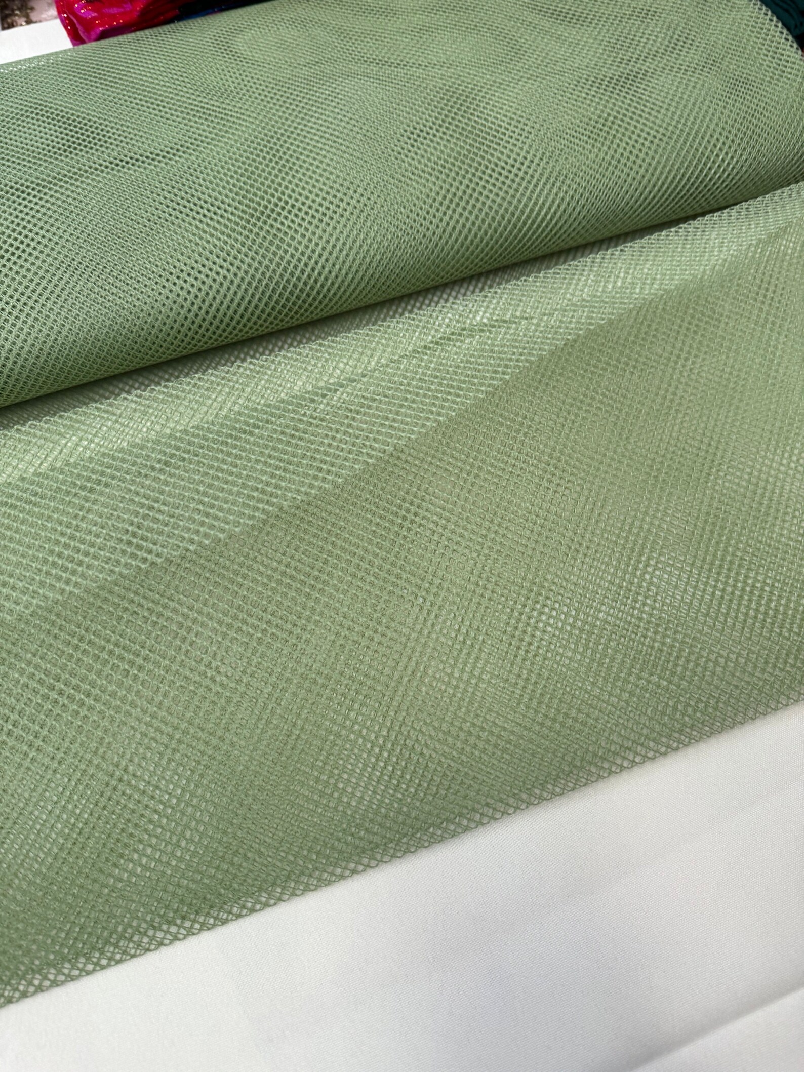 Sage Green Hardnet Tulle Sold by Pack of 10 Yards - Etsy