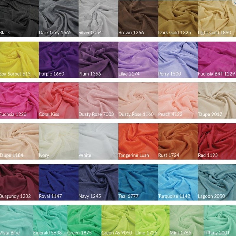 Chiffon Fabric - Etsy