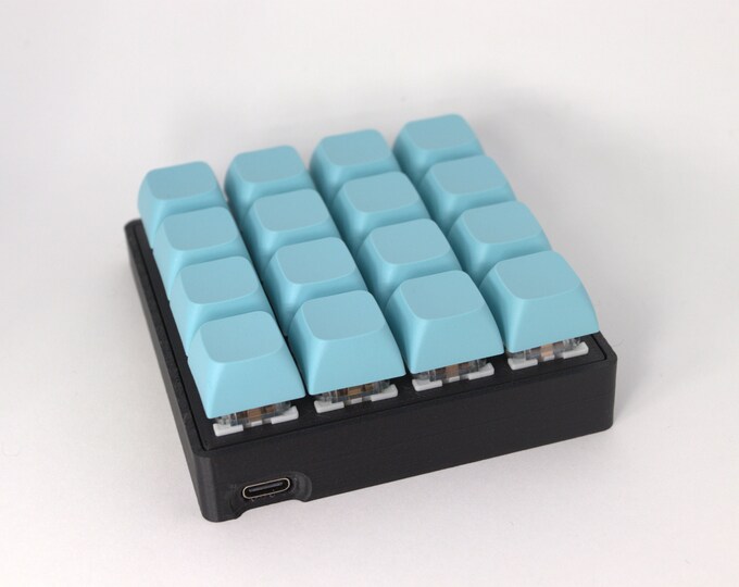 The Grid 16 Key Mechanical Macropad (via, Hotswappable) - Etsy