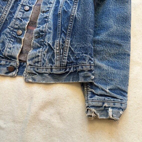Levi’s Type 3 1960s big E blanket lined denim jacket … - Gem
