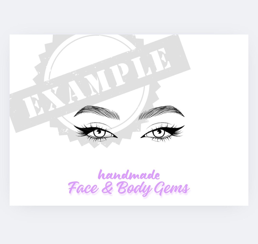 Gem Bling Printable Display Card Template PDF - Etsy UK