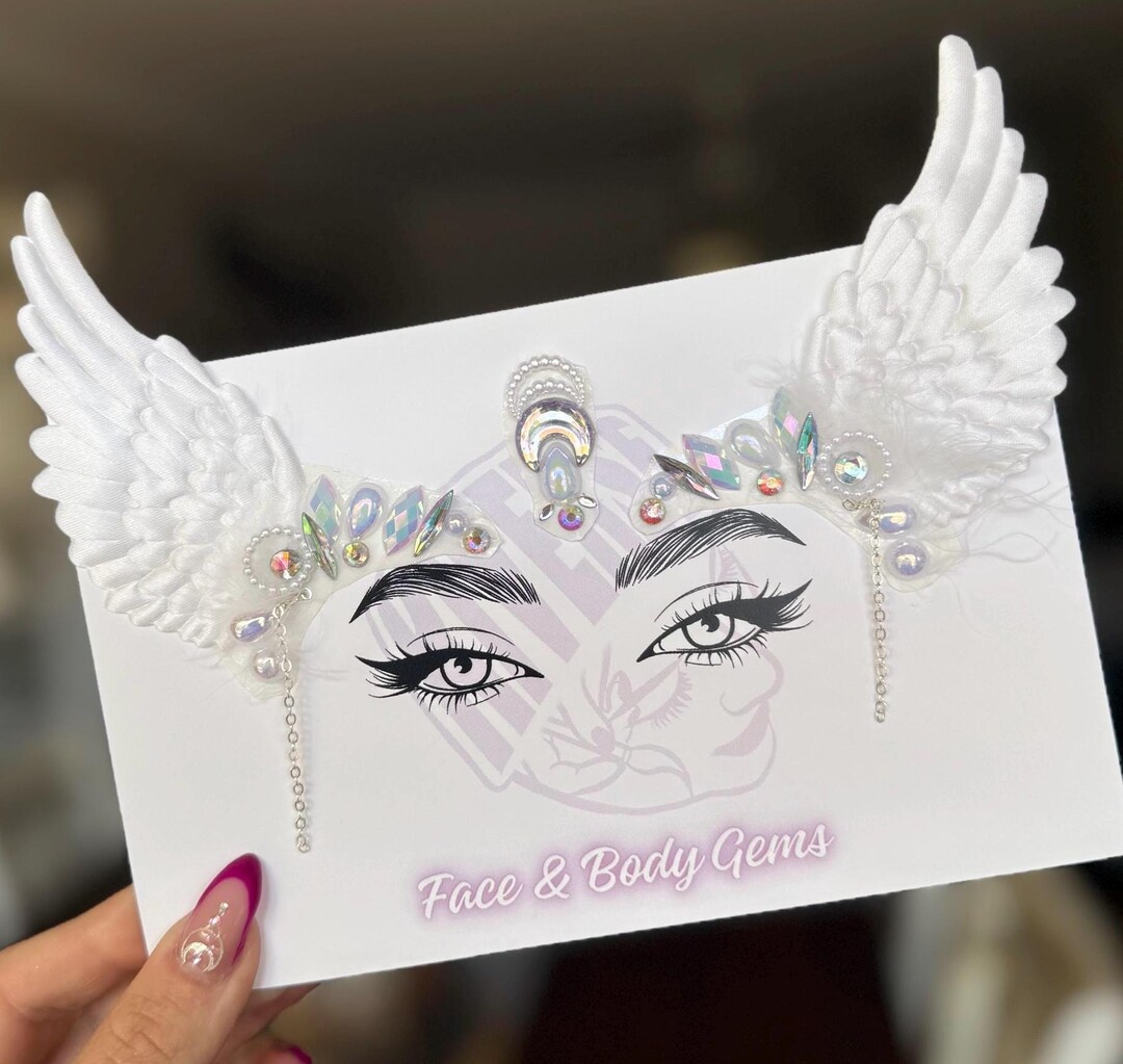 HALLOWEEN X Angel Face Bling Side Eye Gems Stick-on 3 Piece Pack - Etsy