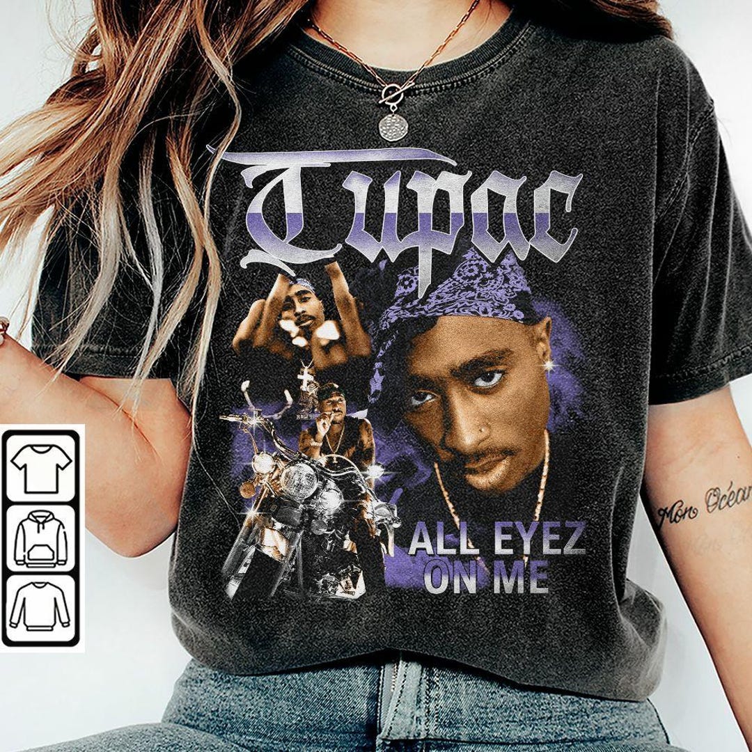 Blvckstyle Tupac Shakur Shirt, 2pac Graphic All Eyes on Me, Tupac ...