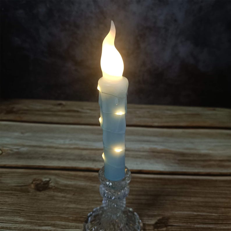 6.7 Inch Colorful Flameless Candles, LED Taper Candles With Light ...