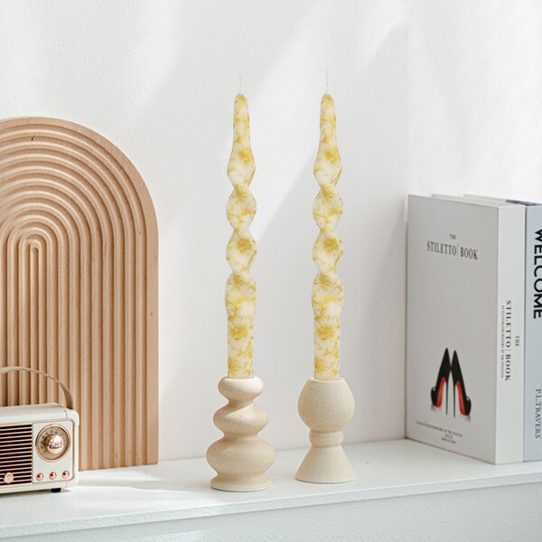 Spiral Candle - Etsy
