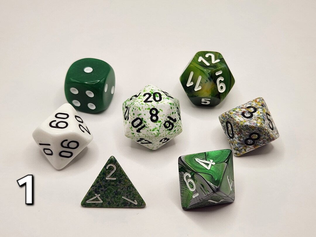 Forest Dreams Polyhedral Dice Set (collection 1) - Etsy