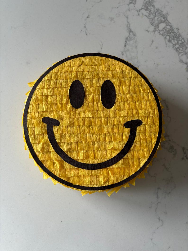90s Smiley Face Piñata - Etsy