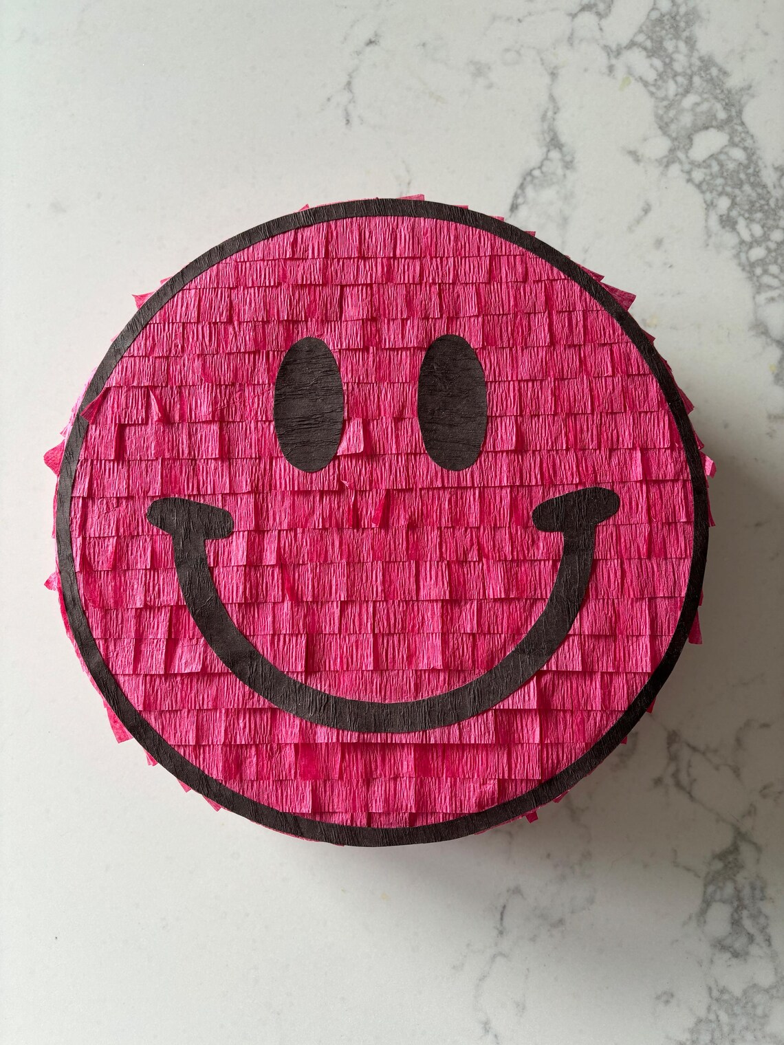 90s Pink Smiley Face Piñata - Etsy