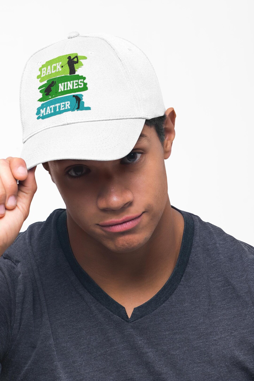 Back Nines Matter, Printed Classic Dad Cap, Golf Hat Gift for Men ...