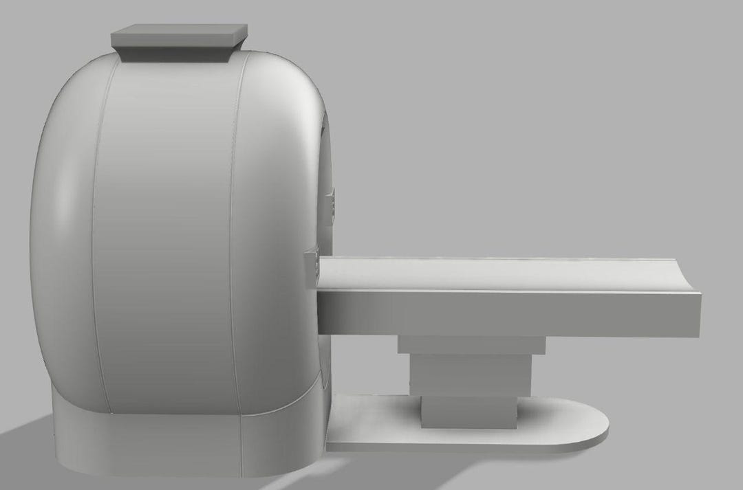 Magnetic Resonance Imaging (MRI) Scanner 3D Model - STL File for Medical & Educational ...
