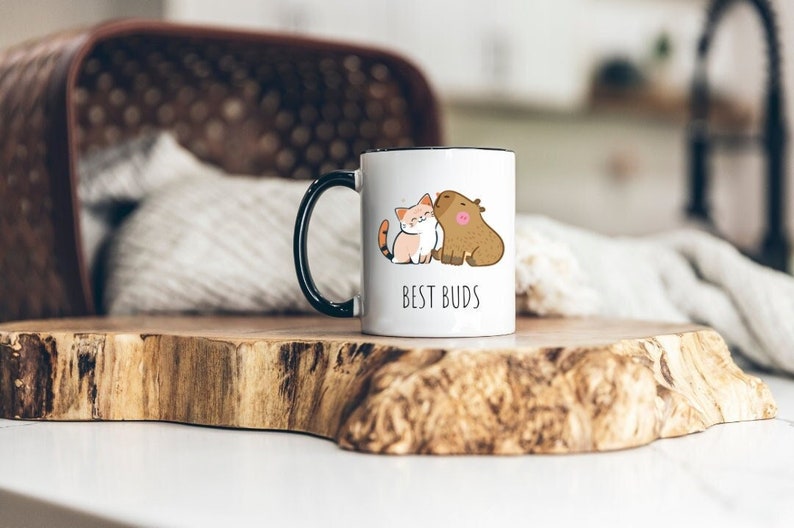Capybara Meme Mug, Roommate Gift, Bestfriend Gift for Work Bestie, Best ...