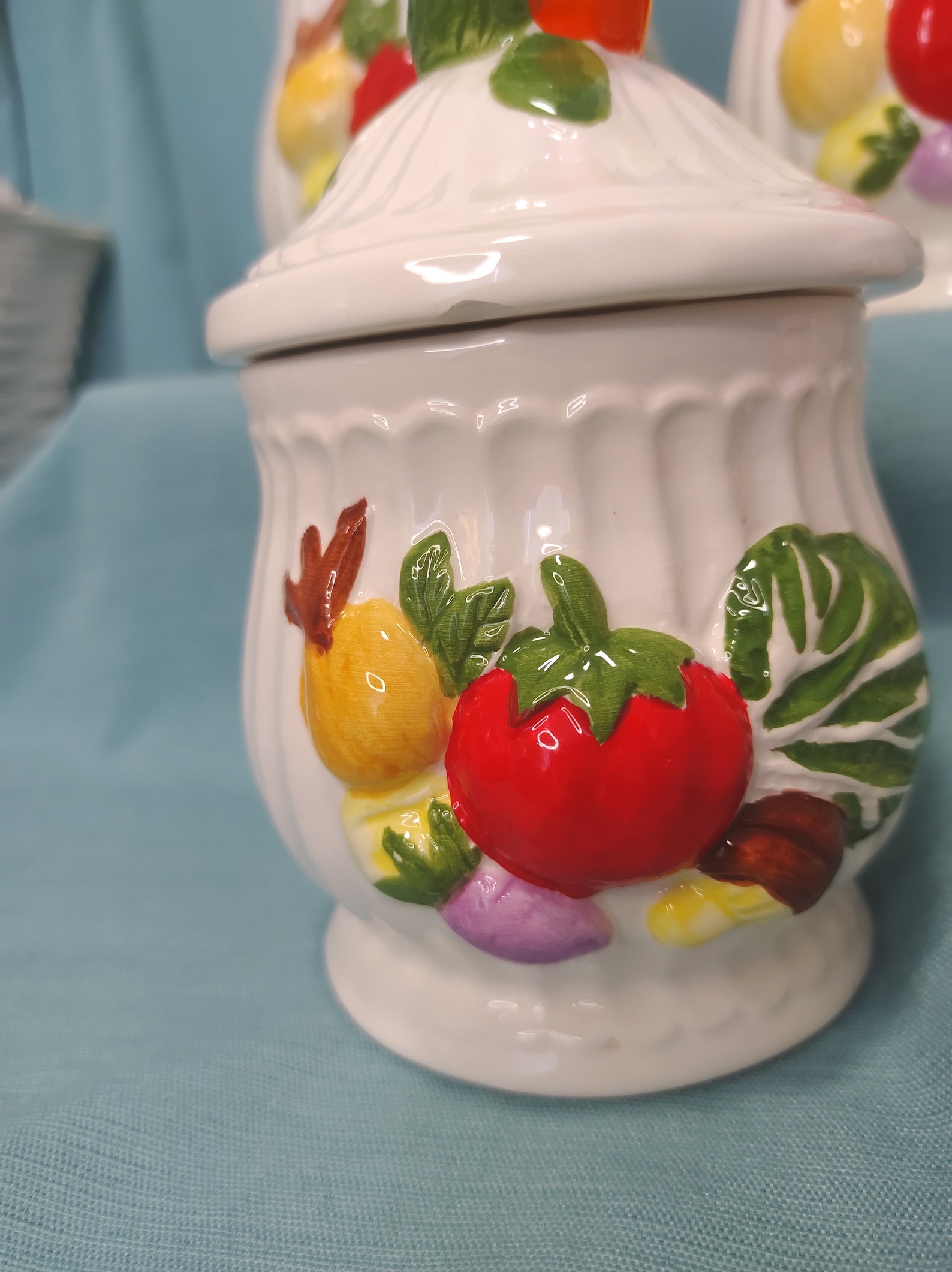 4 Piece Cottagecore Canister Set With Lids - Etsy