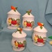 4 Piece Cottagecore Canister Set With Lids - Etsy