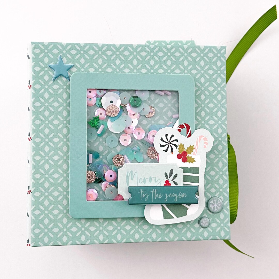 Christmas Photo Album Embellished Album Tis the Season - Etsy