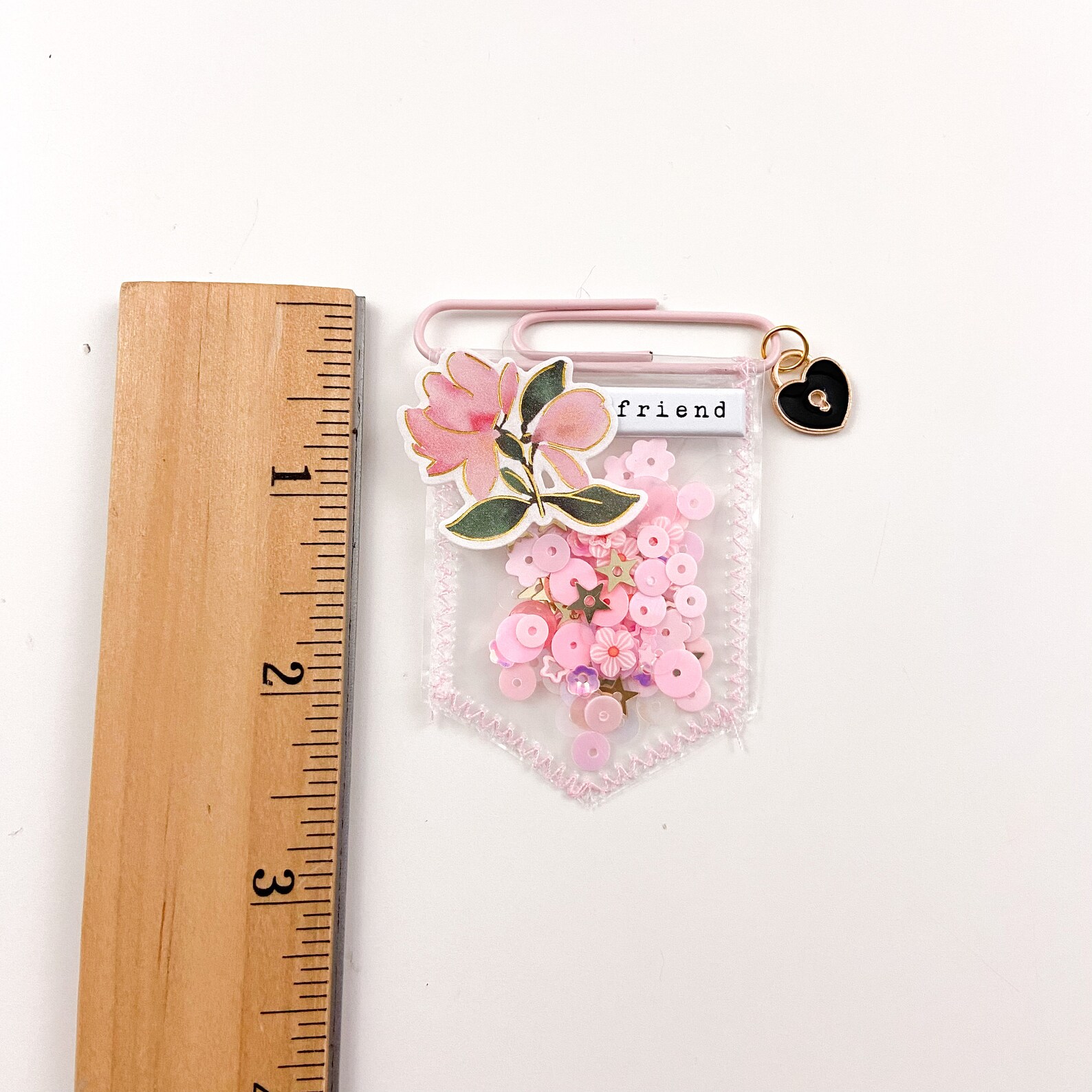 Shaker Paper Clips - Pink Floral Theme - Etsy