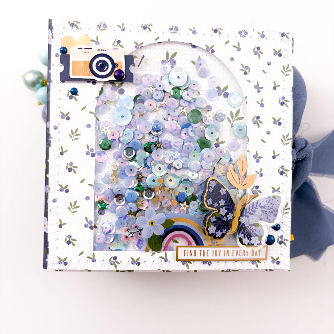 Interactive Photo Album - Embellished Album - Find the Joy in Every Day ...