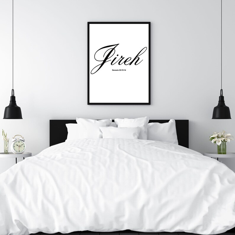 Jehovah Jireh| My Provider| Genesis 22 14| Christian Wall Art | Home ...