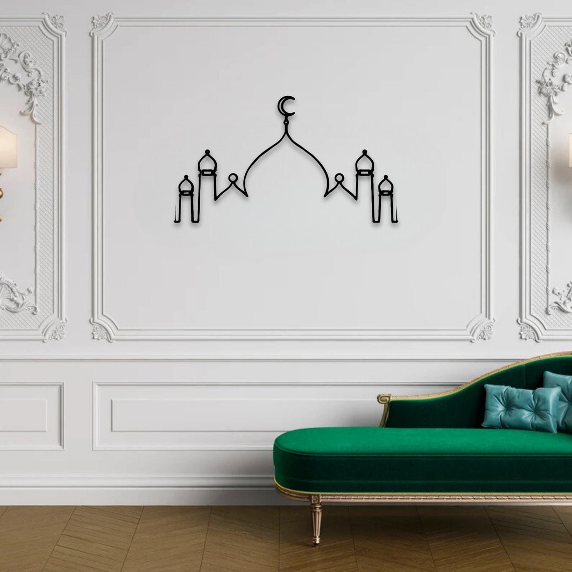 Mosque Islamic Wall Art | Masjid Metal Wall Art | Wall Hanging | Muslim ...
