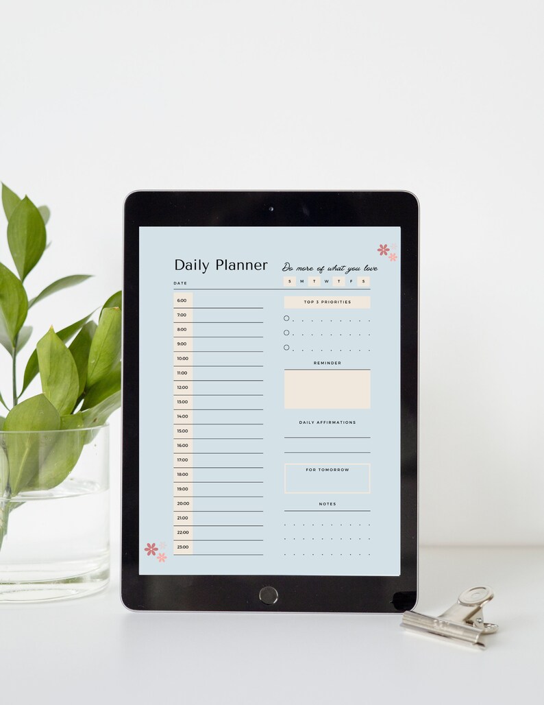 The Ultimate Daily Planner Light Blue - Etsy