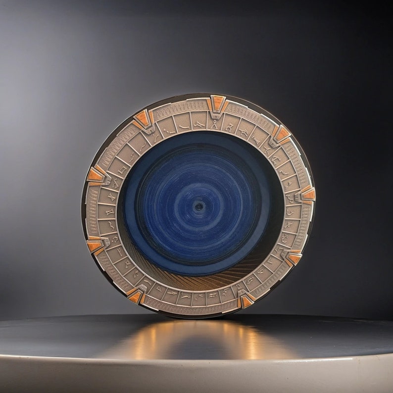 Stargate SG1 Turntable Valet Tray: Geeky Sci-fi Decor - Etsy