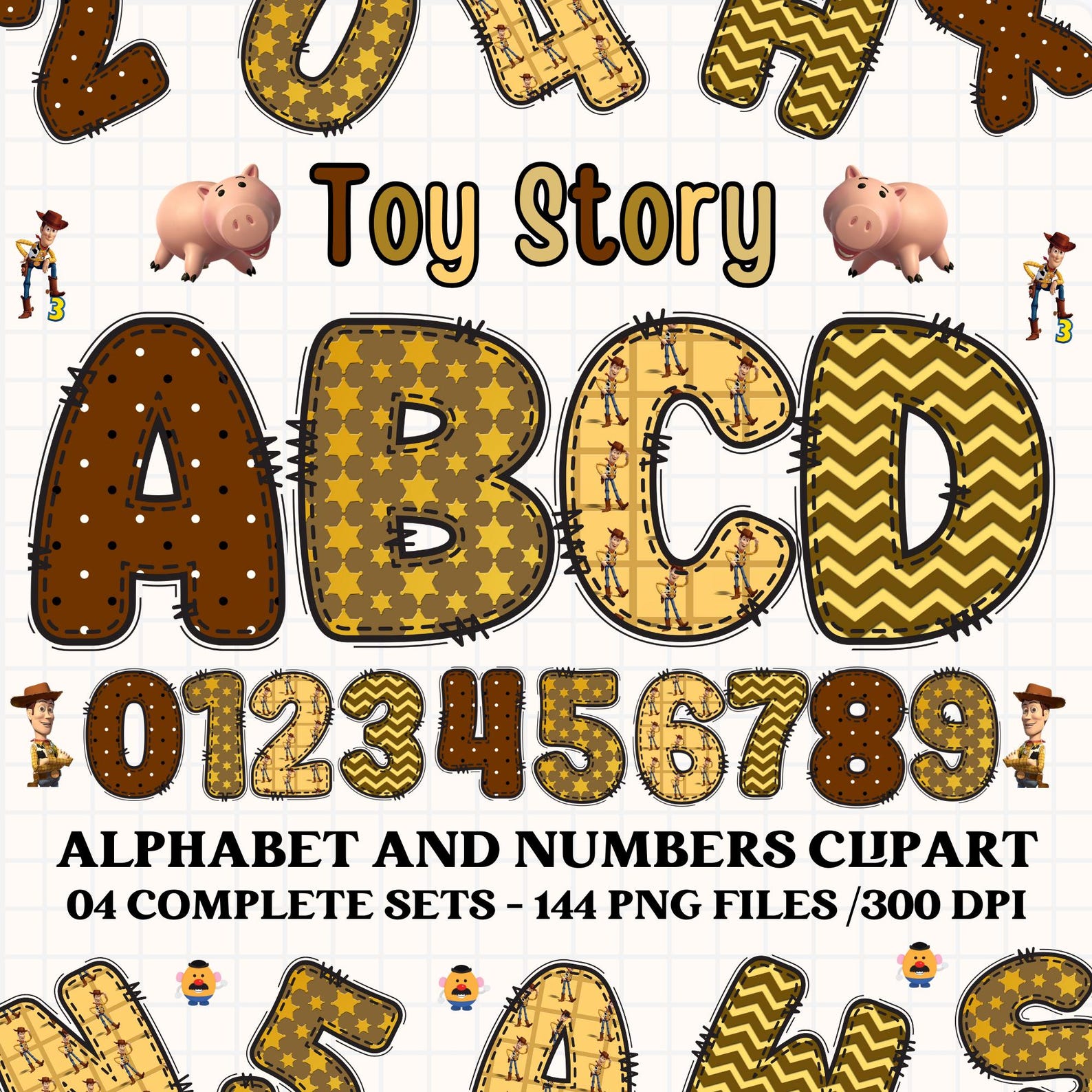 Toy Story Alphabet Clipart 300dpi Transparent PNG. Toy Story Clipart ...