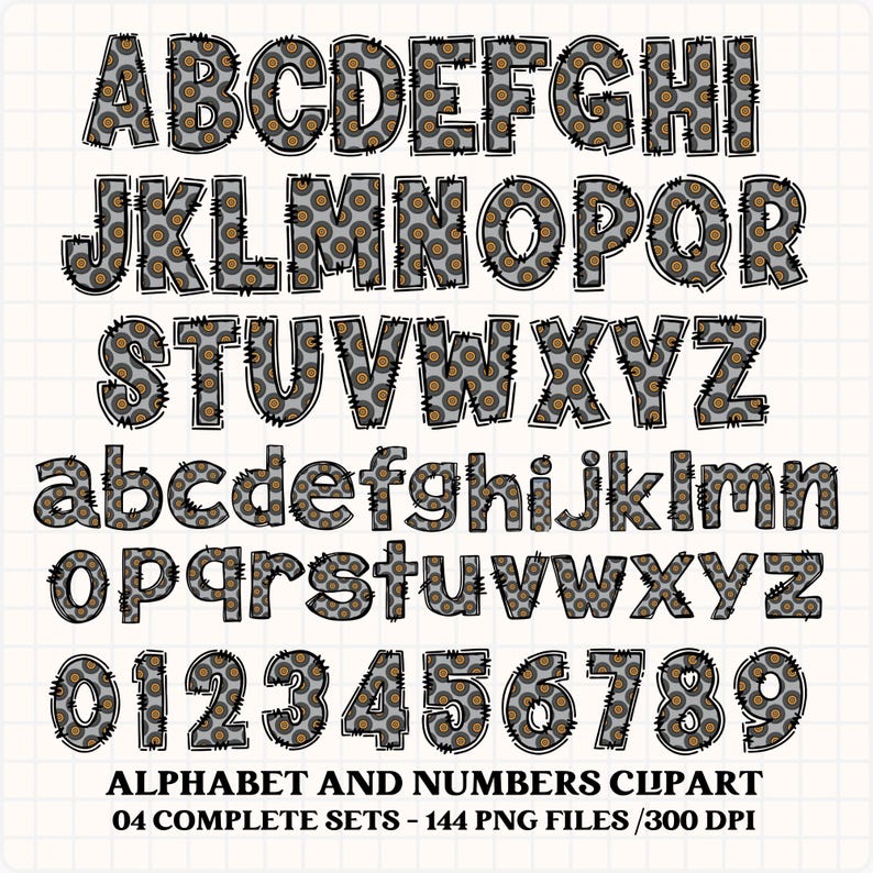Construction Alphabet Clipart PNG. 4 Styles With Construction Cliparts ...