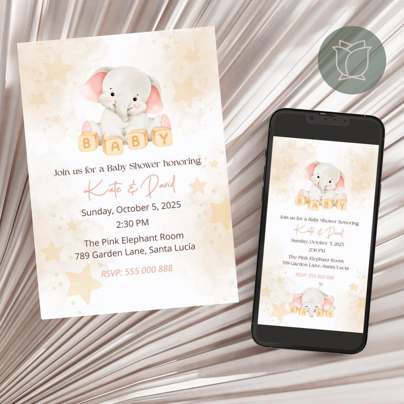 Editable Invitacion Baby Shower, Editable Printable Invitation Baby ...