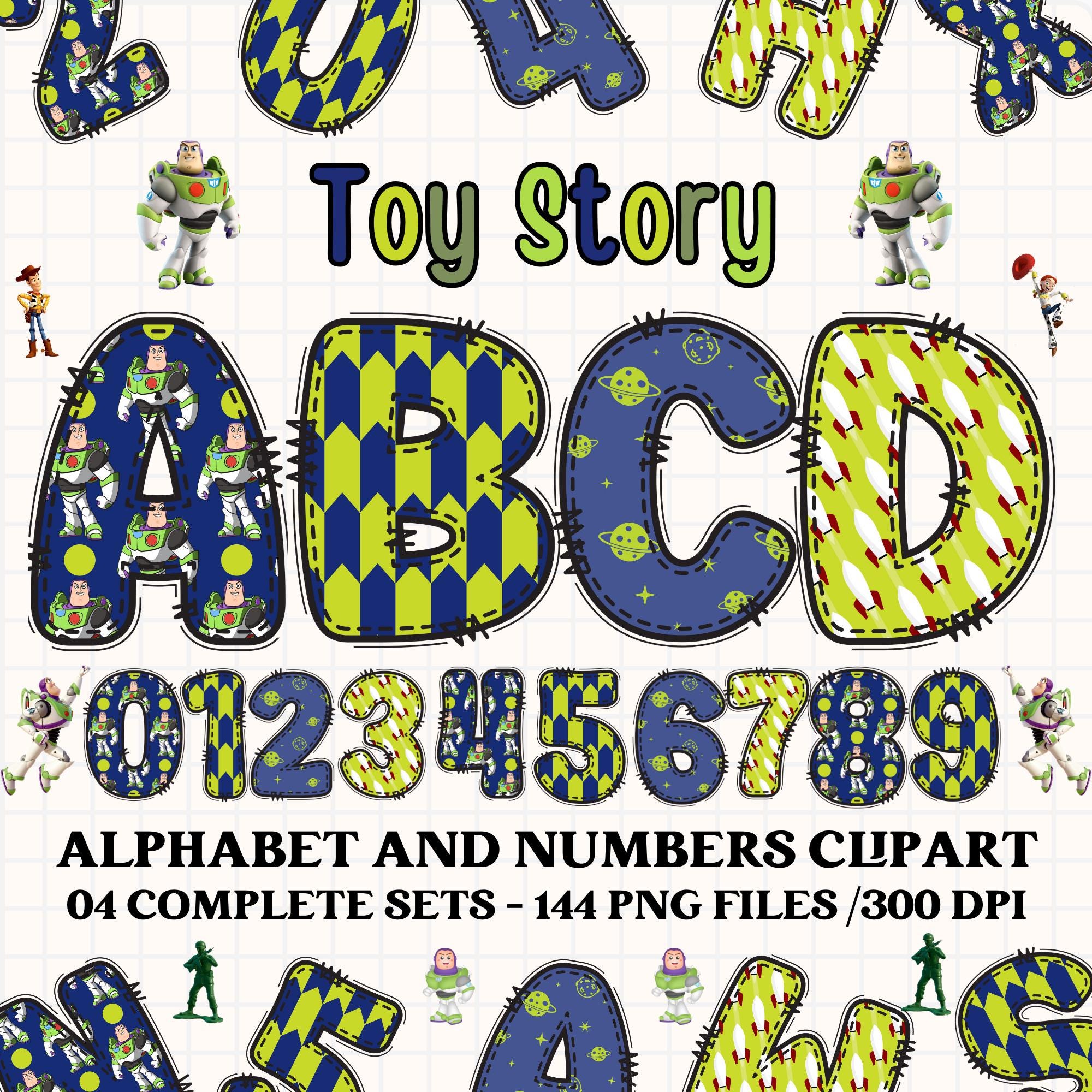 Toy Story Alphabet Clipart 300dpi Transparent PNG. Toy Story Clipart ...