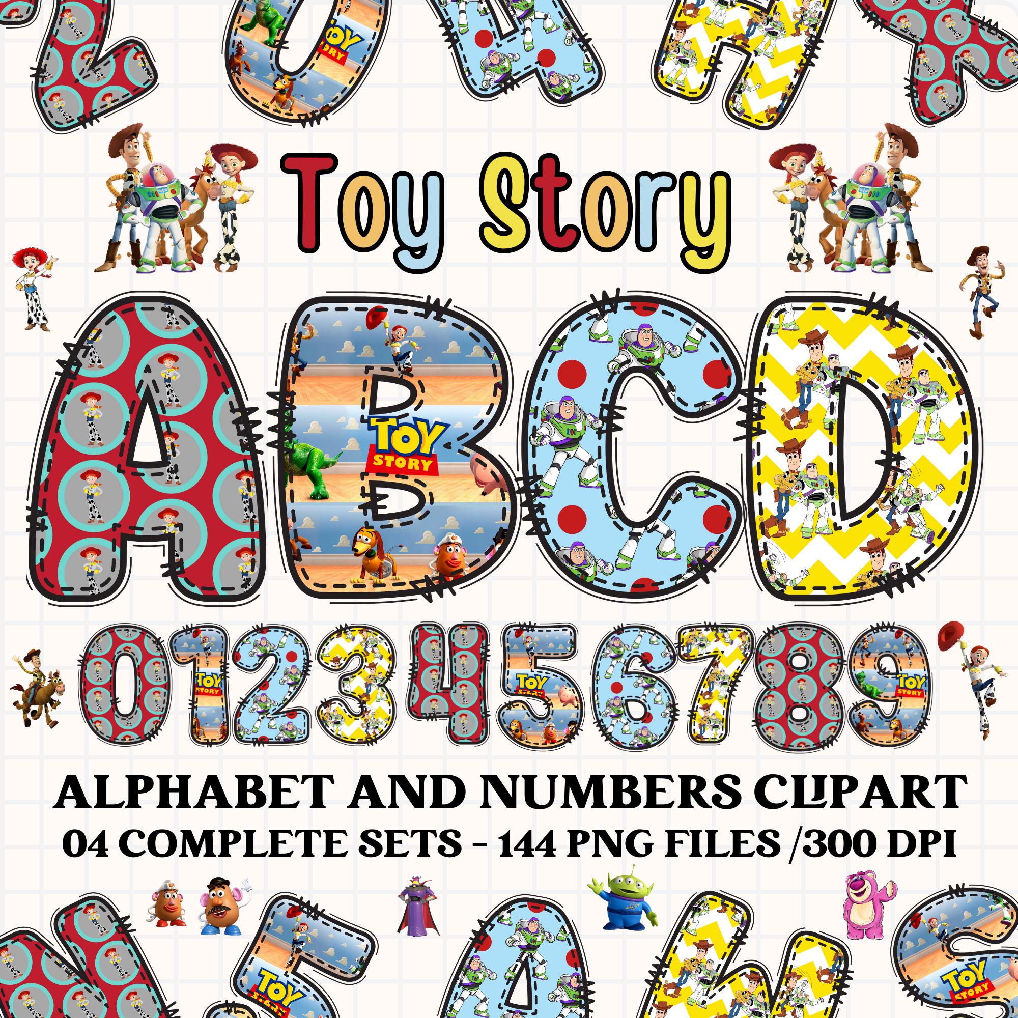 Toy Story Alphabet Clipart 300dpi Transparent PNG. Toy Story Clipart ...